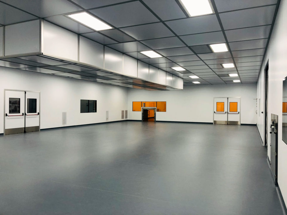 Solar Panel Manufacturing Cleanroom built by NGS Cleanrooms