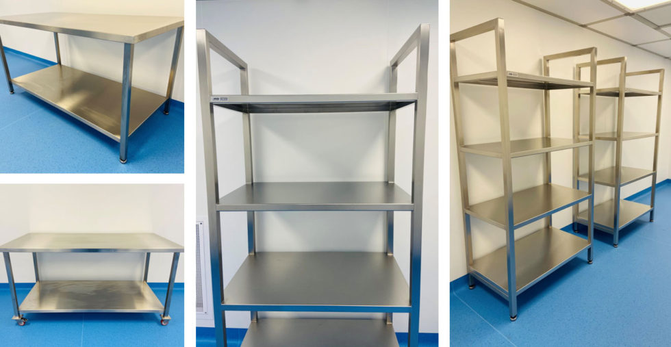Stainless Steel Cleanroom Furniture | NGS Cleanrooms