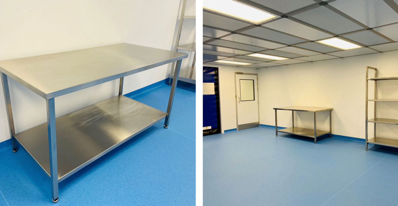 Stainless Steel Cleanroom Furniture | NGS Cleanrooms